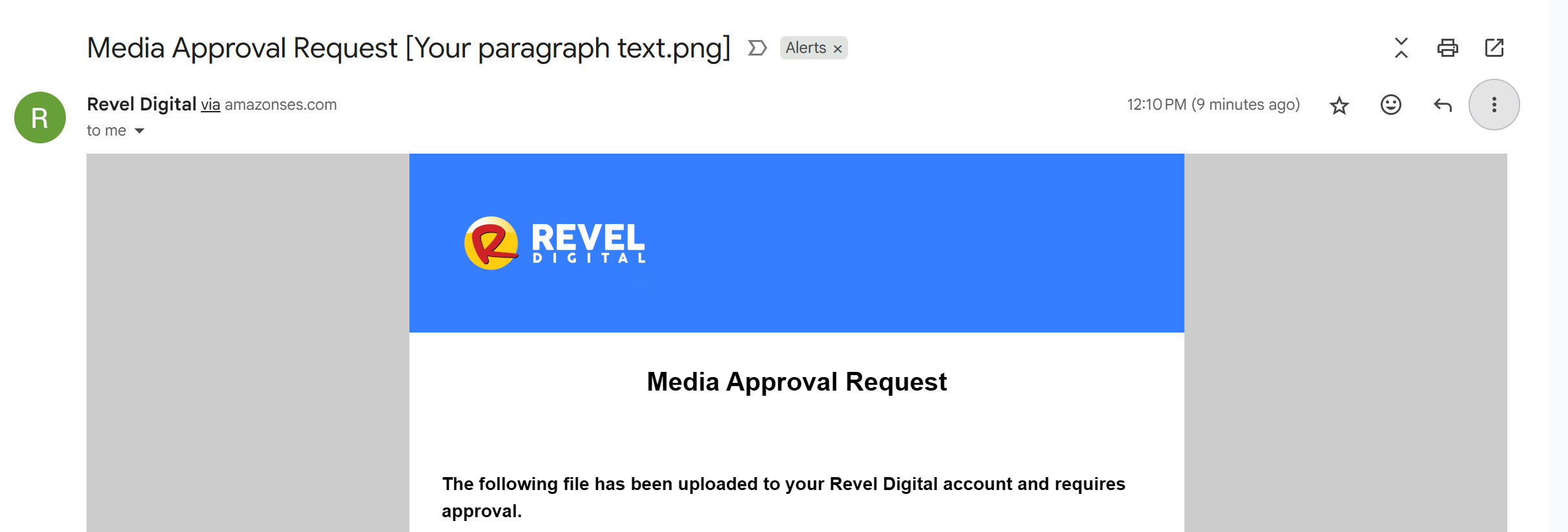 Media Approval – Revel Digital Support