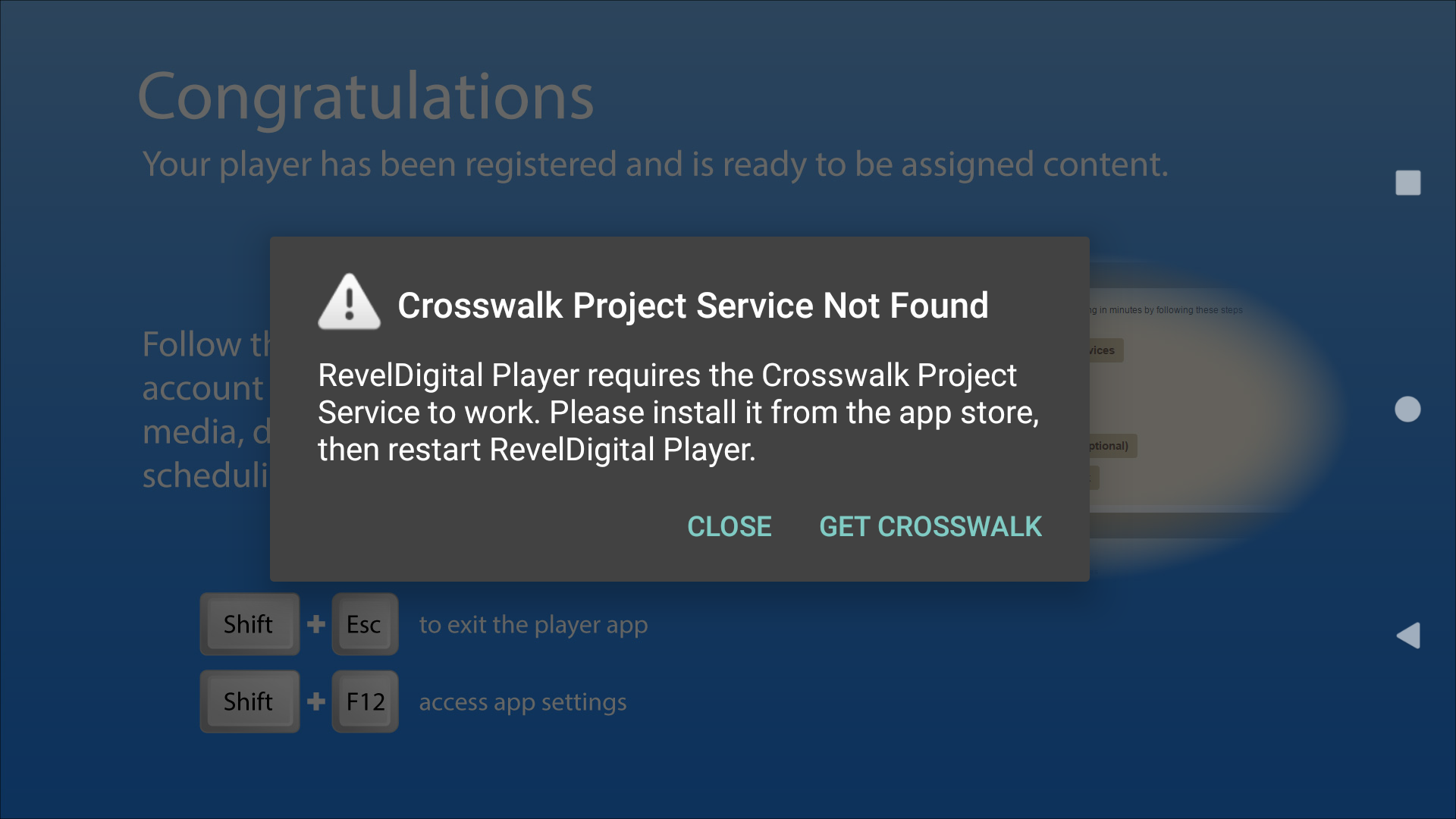 Crosswalk setting troubleshooting guide – Revel Digital Support